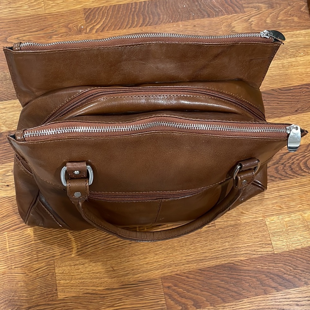 Ashwood Triple Compartment Leather Purse - Gem